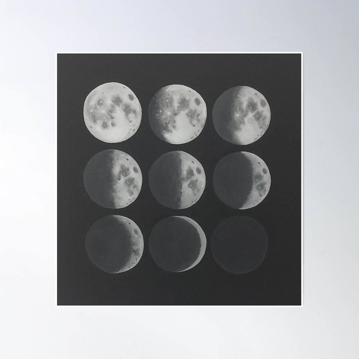 Phases Poster Wall Art, Modern Wall Decor, 24x24 UNFRAMED - Walmart.com