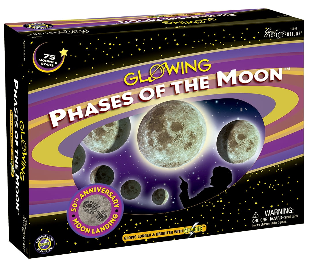 Phases of the Moon™ Boxed Glow Set (6) - Walmart.com