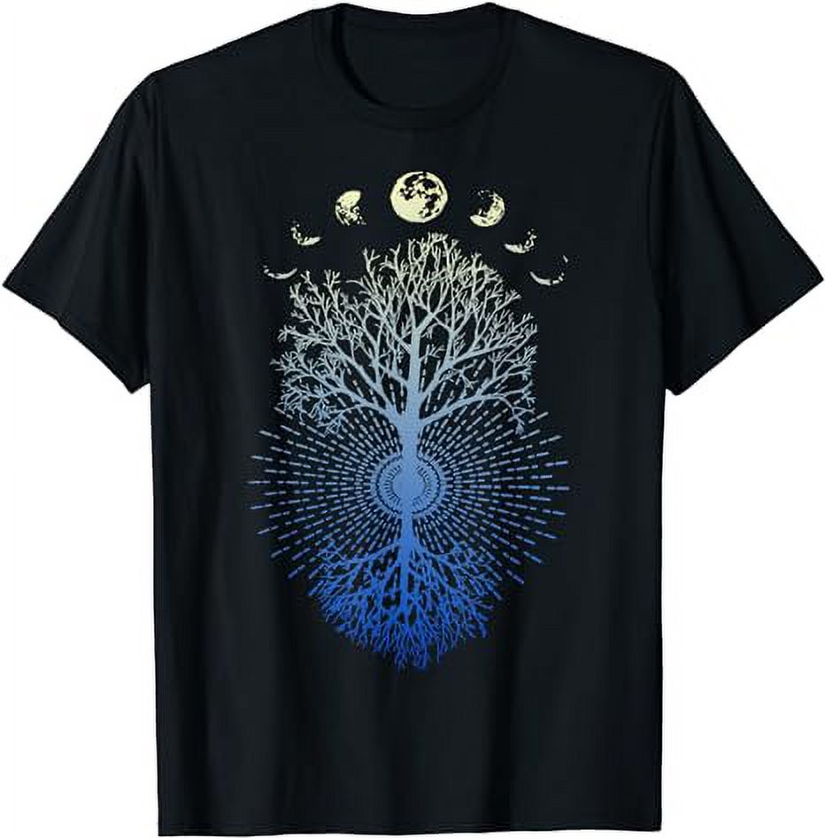 Phases of the Moon Tree of Life Shirt Gift for men, women - Walmart.com