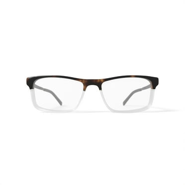 Phat Farm Men's HV713 Prescription Eyeglasses with Case, Grey Crystal ...