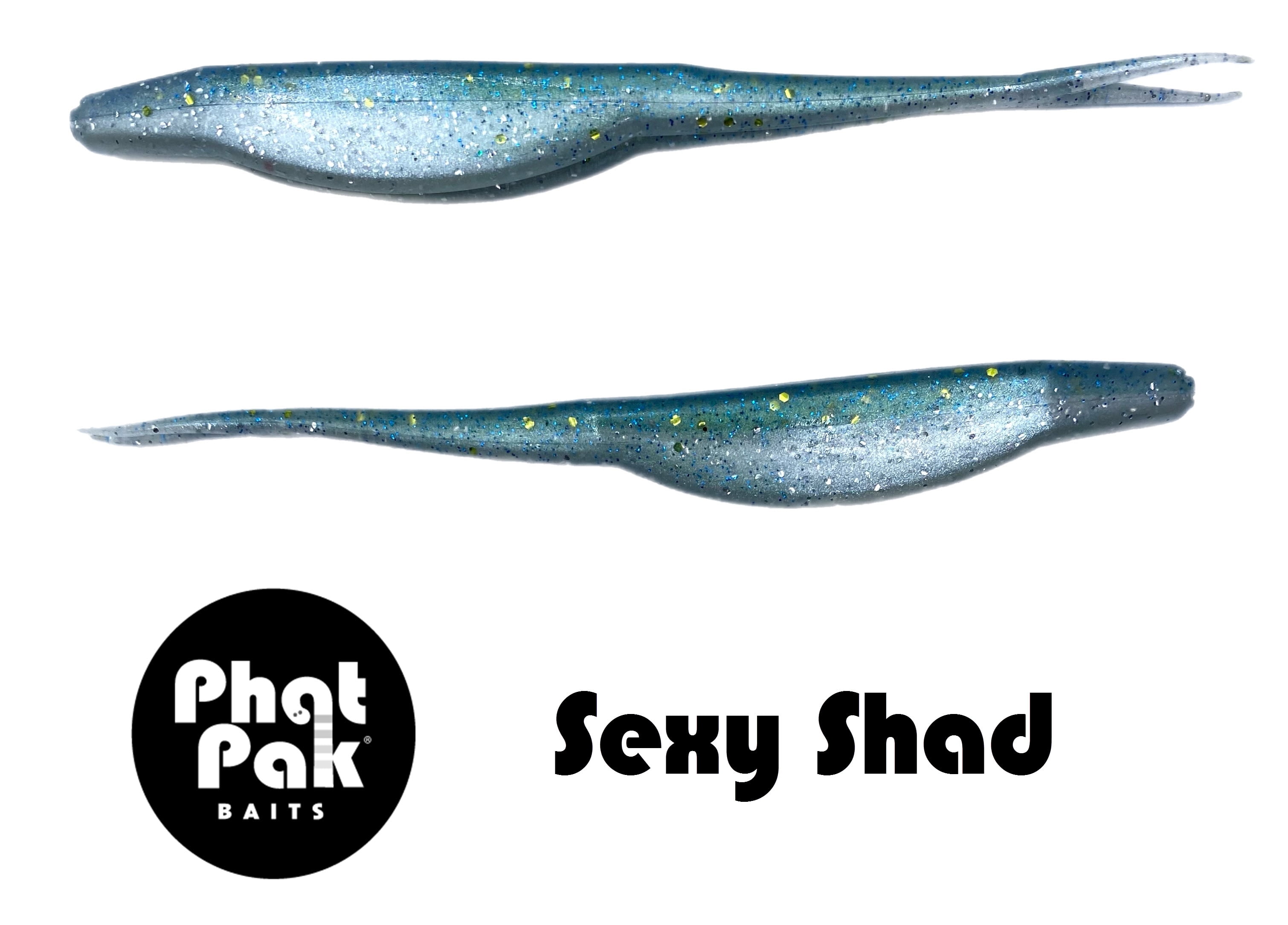 Phat Pak Baits - Drunkin Shad Zoom Super Fluke Style Soft Jerkbait 5 ...