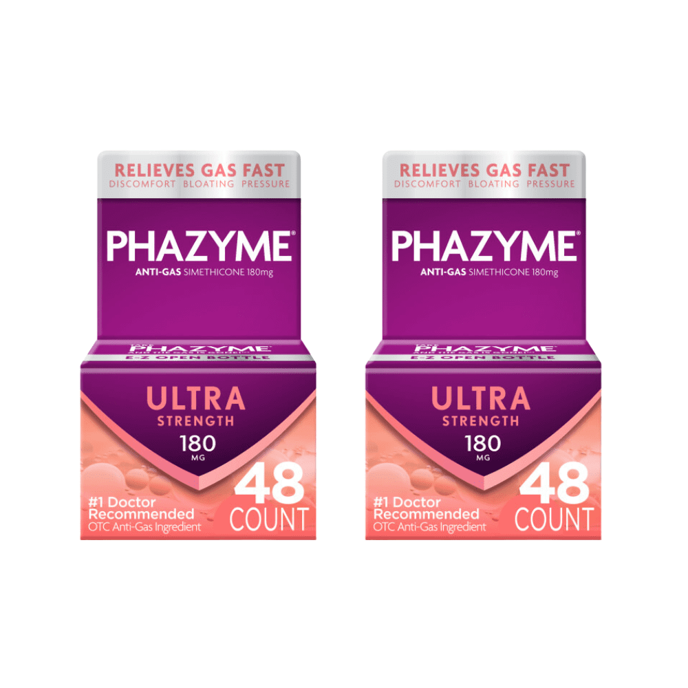 Phazyme Ultra Strength Simethicone Anti-Gas Softgel 180 mg, 48 CT, Pack ...