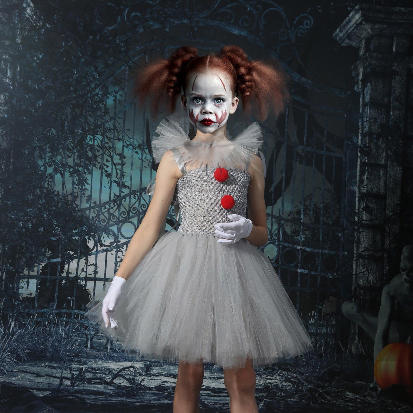 July 4Th Dresses for Girls 10-12 Years Old Personality Clown Performing ...