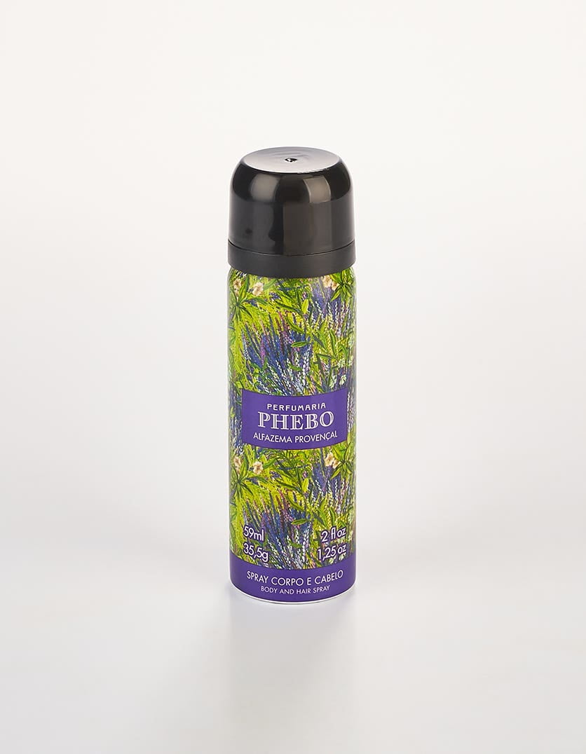 Phebo - Linha Mediterraneo - Spray Corpo e Cabelo Alfazema 59 Ml ...