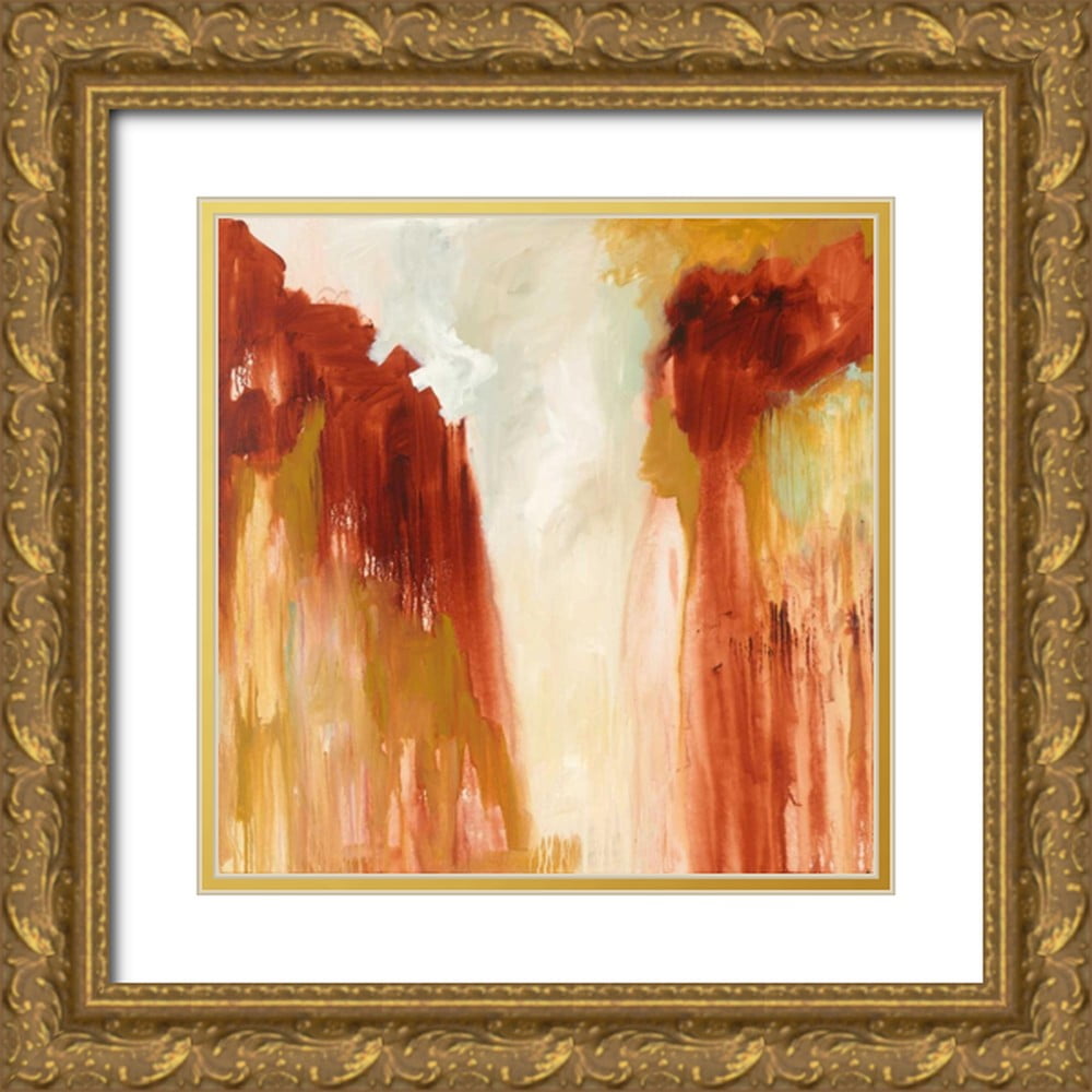 Phelps, Edith 15x15 Gold Ornate Wood Framed with Double Matting Museum ...