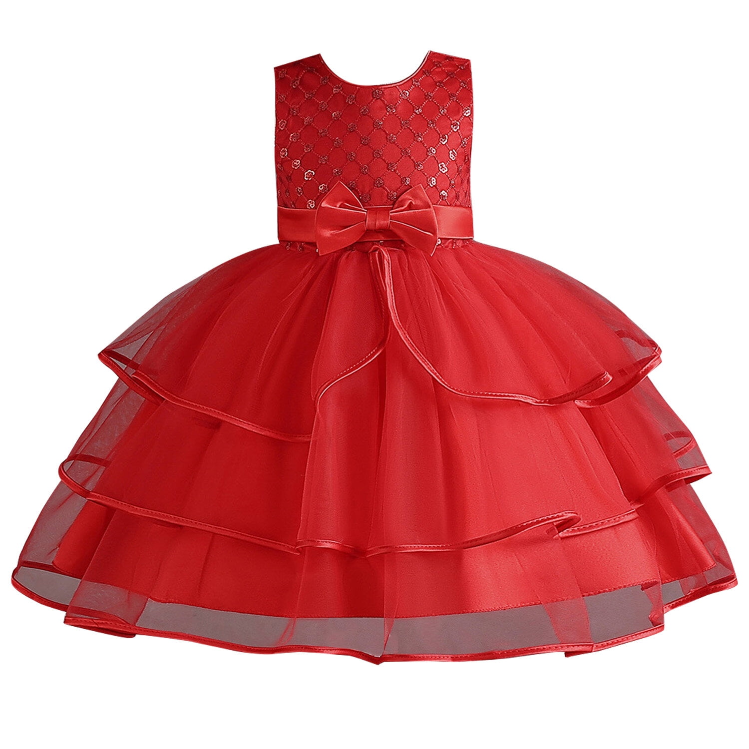 Phenas 3T-9Y Kids Pageant Flower Girl Dress Little Girls Sleeveless ...