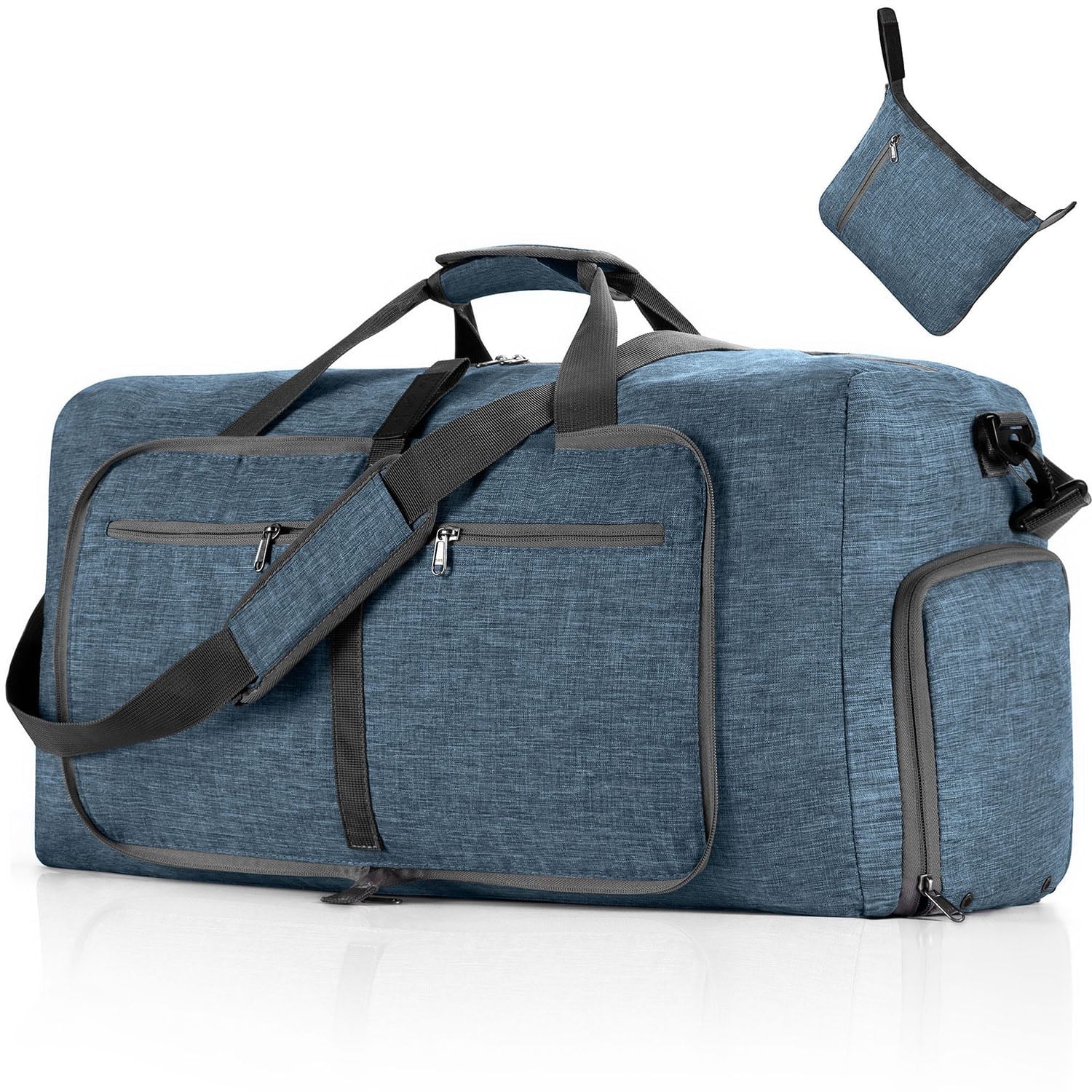 Phenas 115L/85L/65L Large Duffle Bag, Foldable Travel Gym Bag with Shoe ...