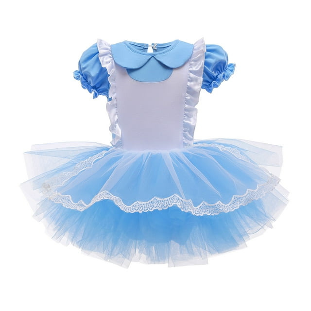 Phenas Ballet Leotards Frozen Tutu Dress for Toddler Girls Ballerina ...