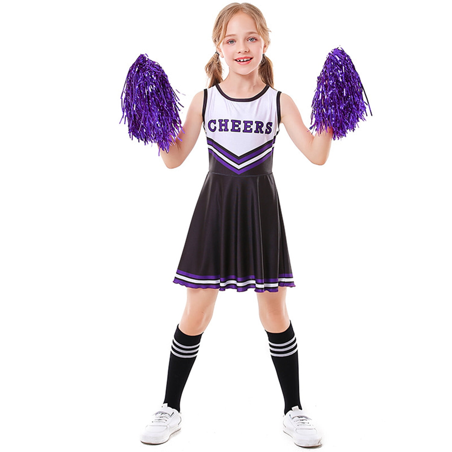 Phenas Girls Cheerleader Costumes Dresses Cheerleading Outfit ...