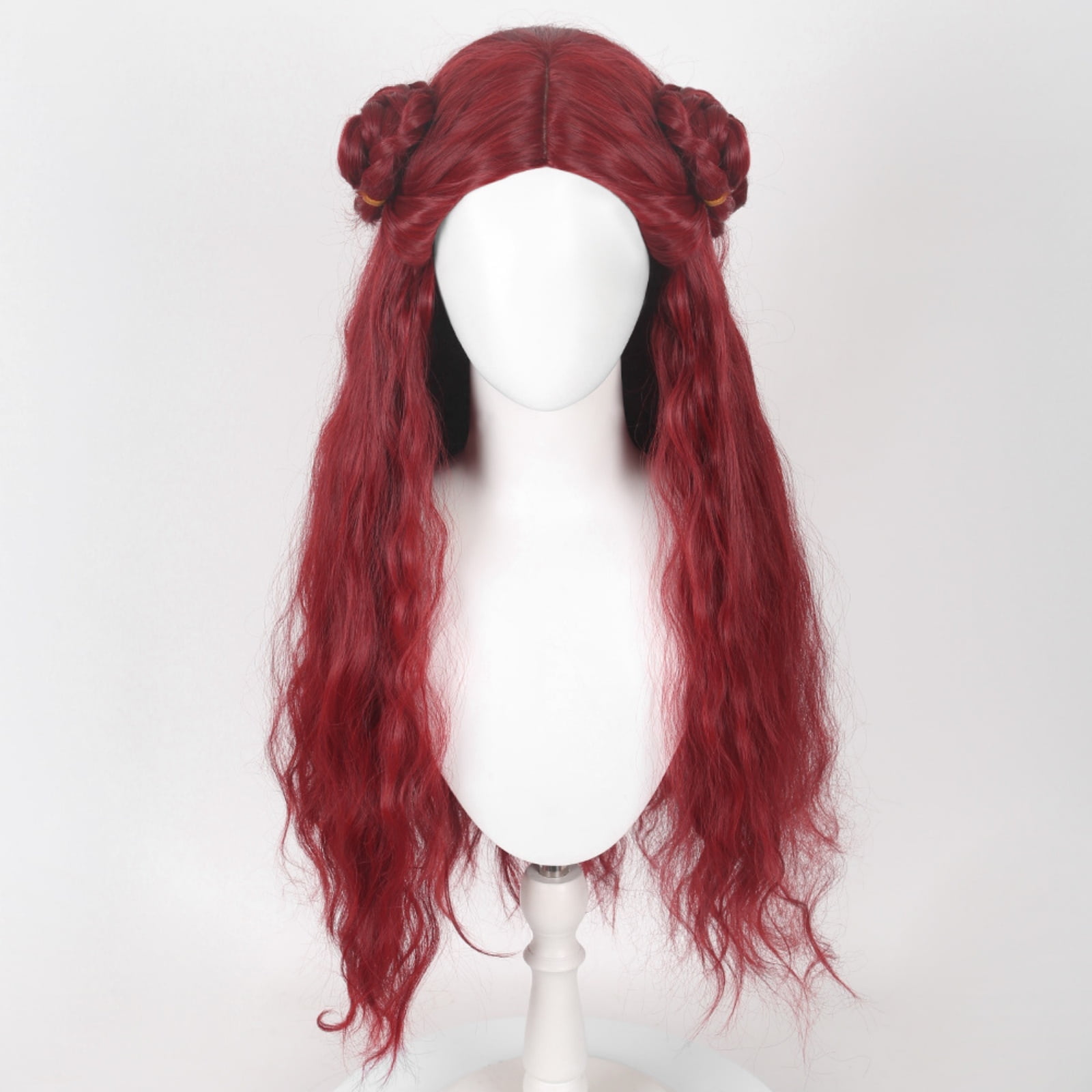 Phenas Princess Cosplay Wig for Girls Long Wavy Synthetic Hair with ...
