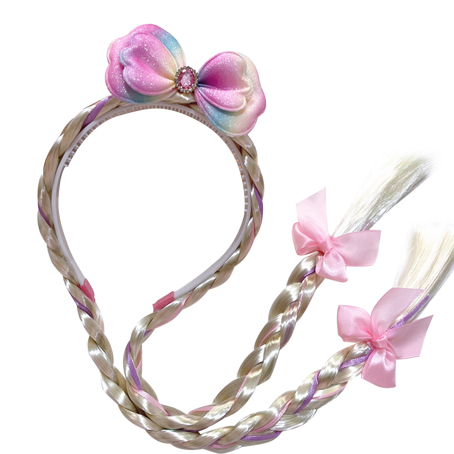 Phenas Princess Dress up Hairpiece Braided Wigs for Little Girls ...
