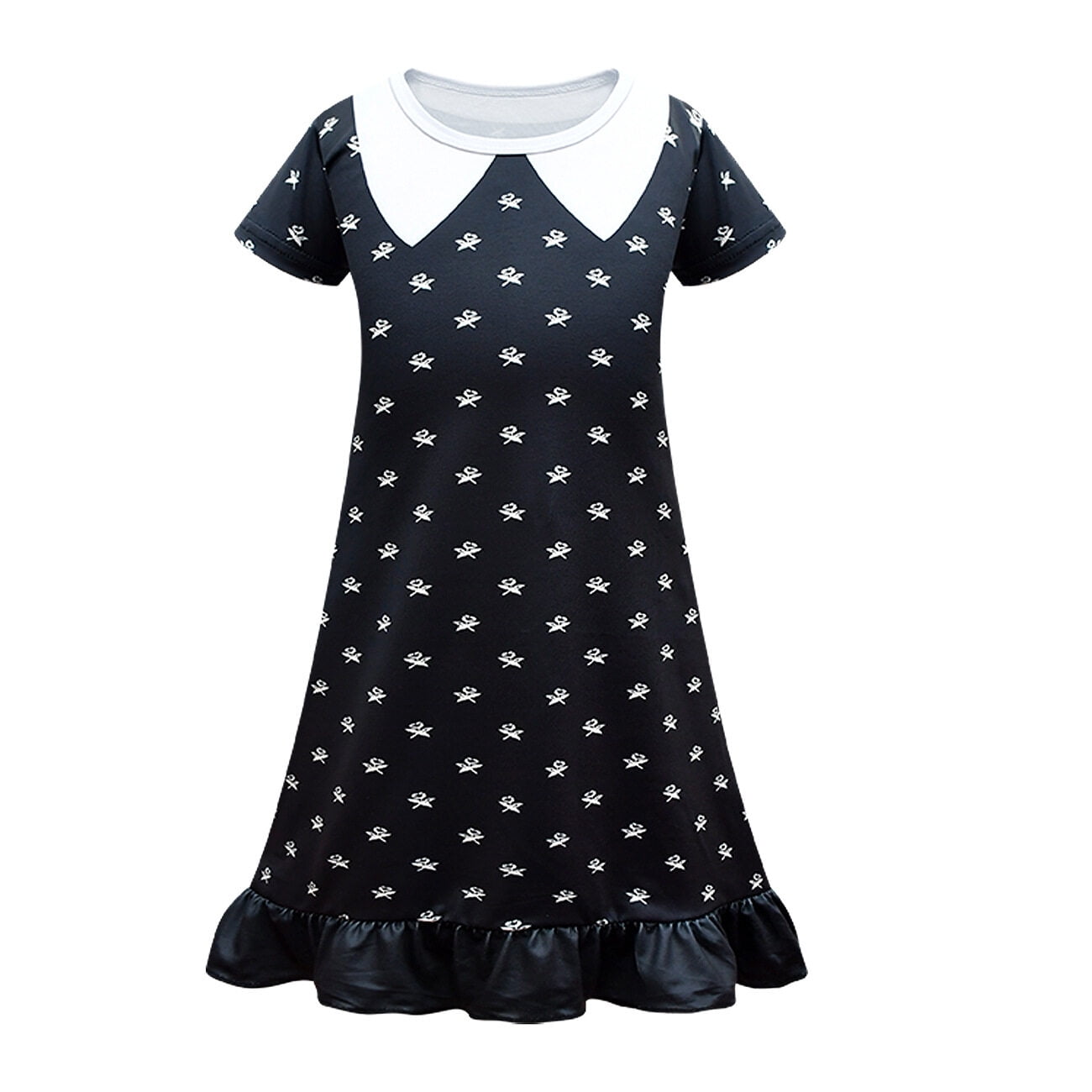 Phenas Wednesday Addams Dress Costume for Girls Halloween Costumes ...