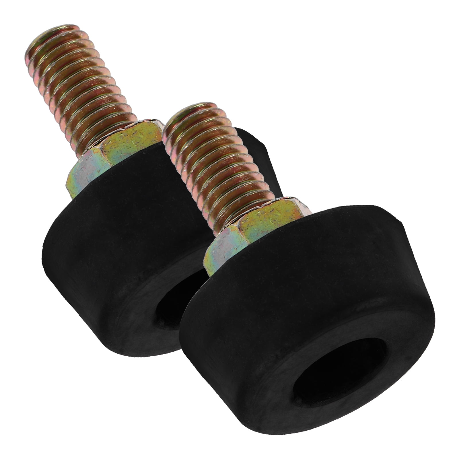 Phenofice 1 Pair Black Bumper Stop Hood Pin Adjusters Car Accessories ...