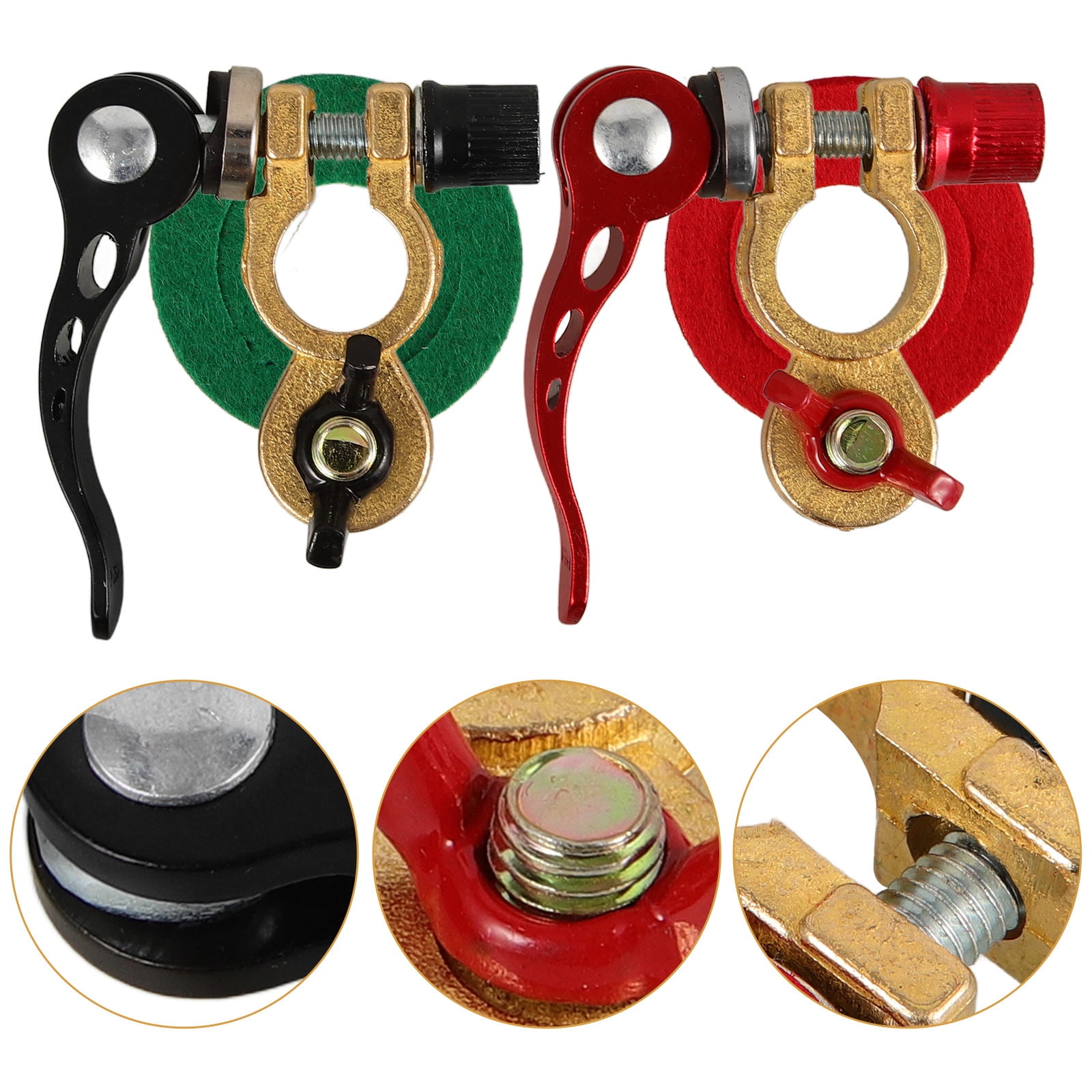 Phenofice 1 Pair Brass Top Post Terminals for Quick Release in Assorted ...