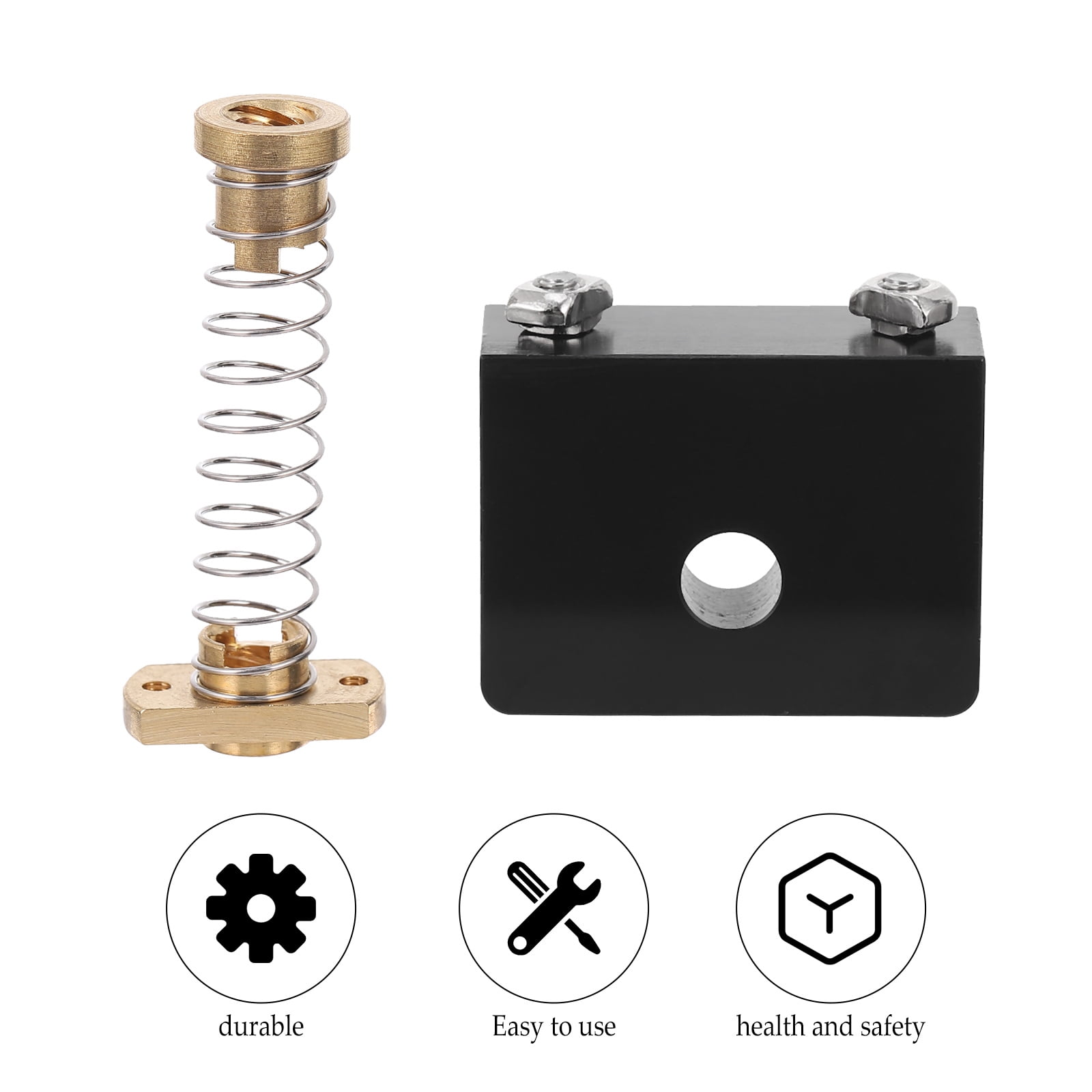 Phenofice 1 Set Anti Backlash Spring Loaded Nut for Large Mechanical ...