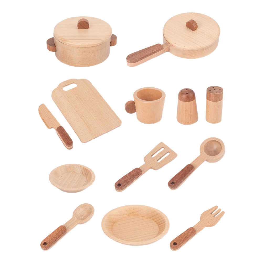 Phenofice 1 Set Kids Kitchen Toy Simulation Cutlery Toy Assorted Color ...