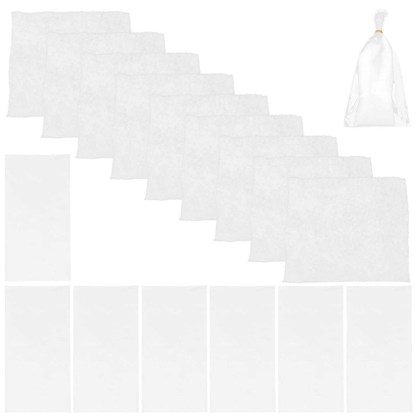 Phenofice 1 Set Rectangular Plastic Flower Water-retaining Bags for ...