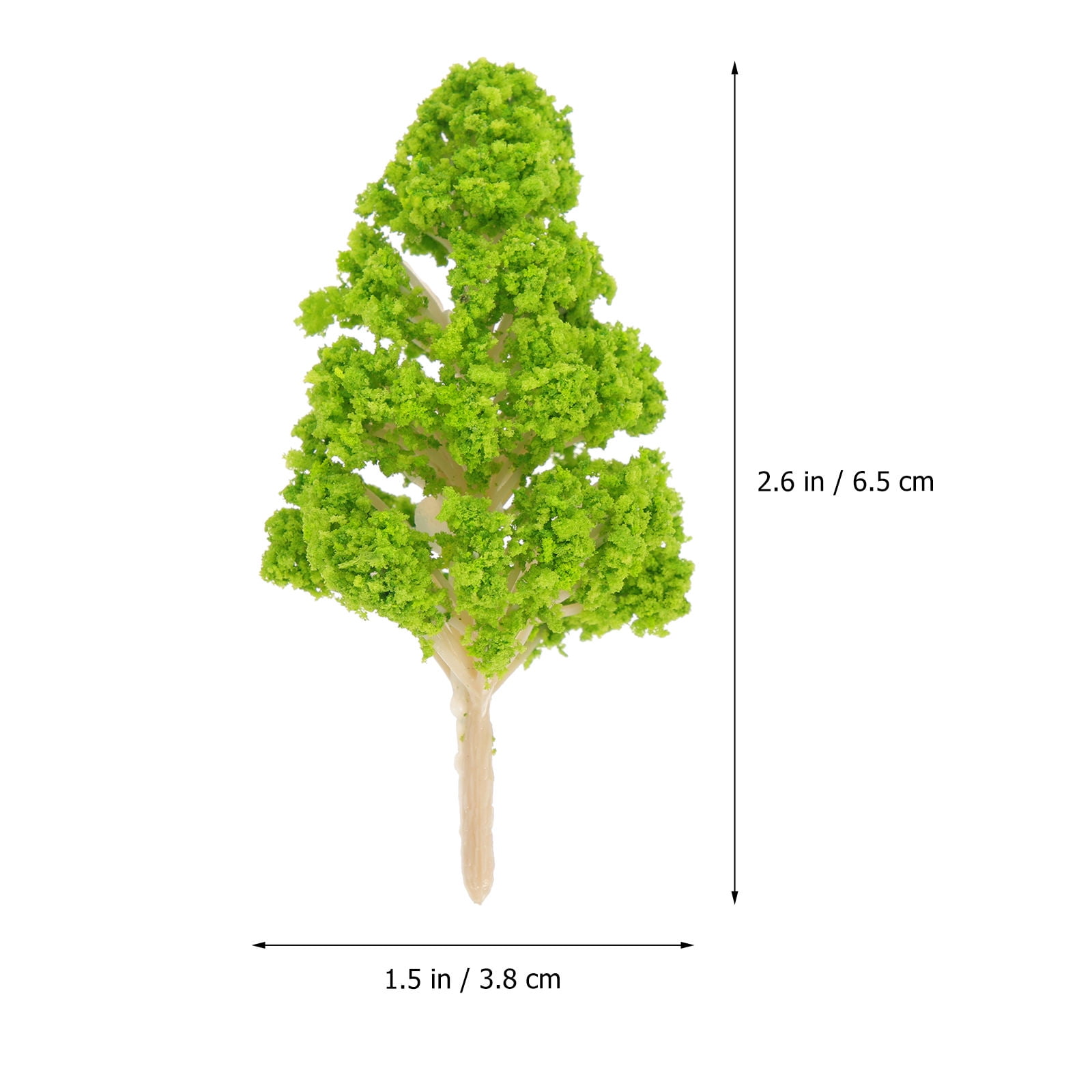 Phenofice 10Pack Miniature Sand Table Tree Model Mini Trees Crafts Iron ...