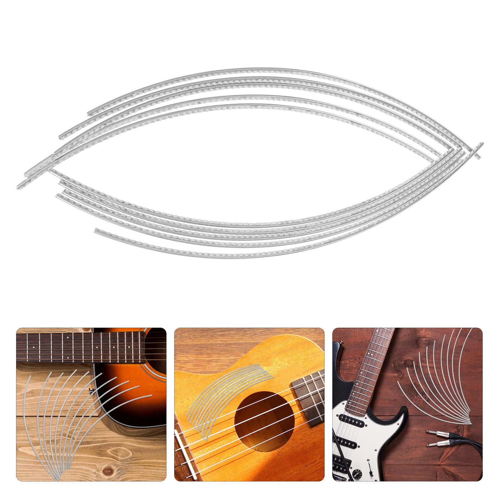 Phenofice 10pcs Guitar Tools Guitar Luthier Tool Kit Rectangular Guitar ...