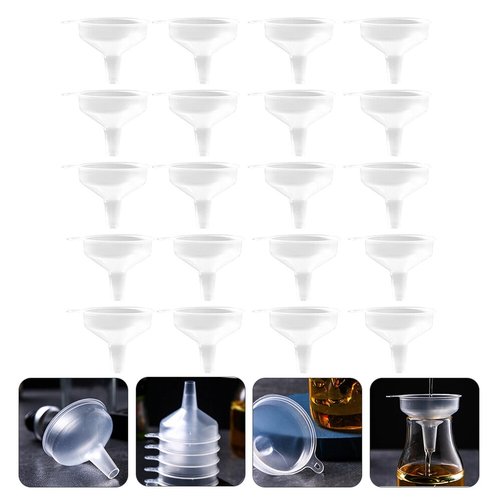 Phenofice 120Pcs Plastic Multi Purpose Funnels Designed for Cosmetic ...