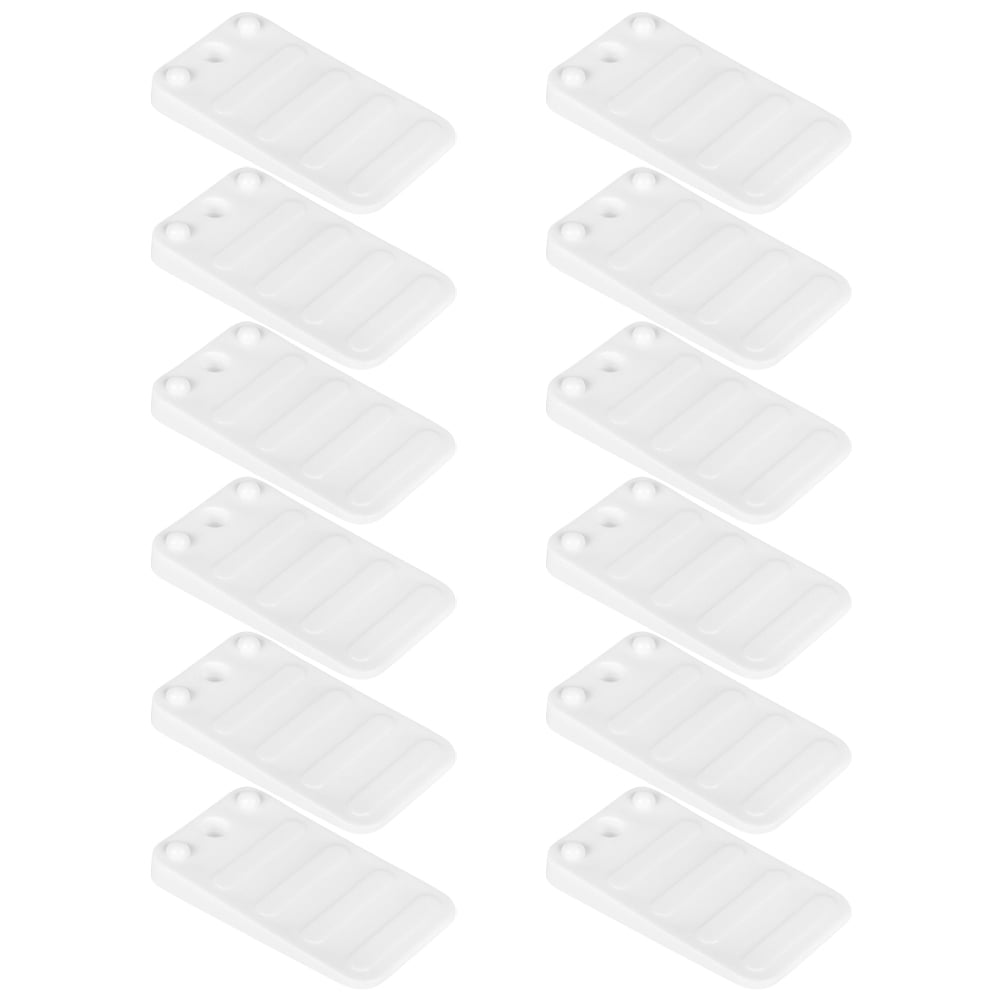 Phenofice 12Pcs Adjustable Furniture Shims Leveling Wedges White Abs ...