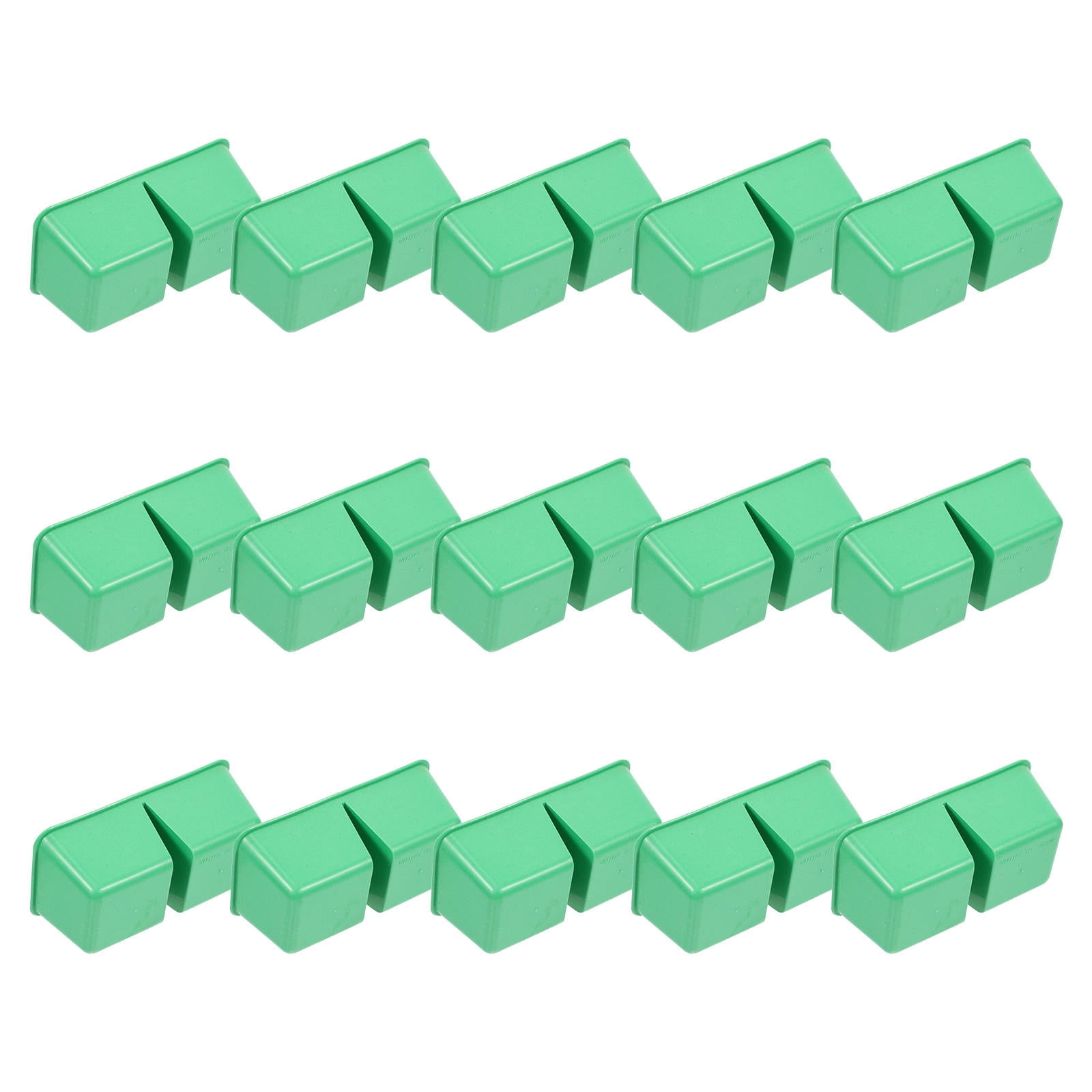 Phenofice 15Pcs Bird Food Dishes for Cage with Conjoined Design and ...