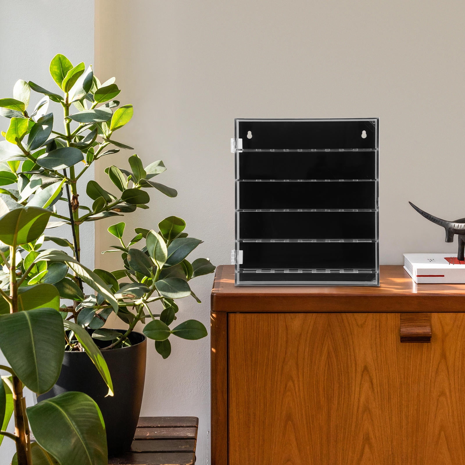 Phenofice 1Pack Black Coin Display Case For Wall Mounted Coin Holder ...