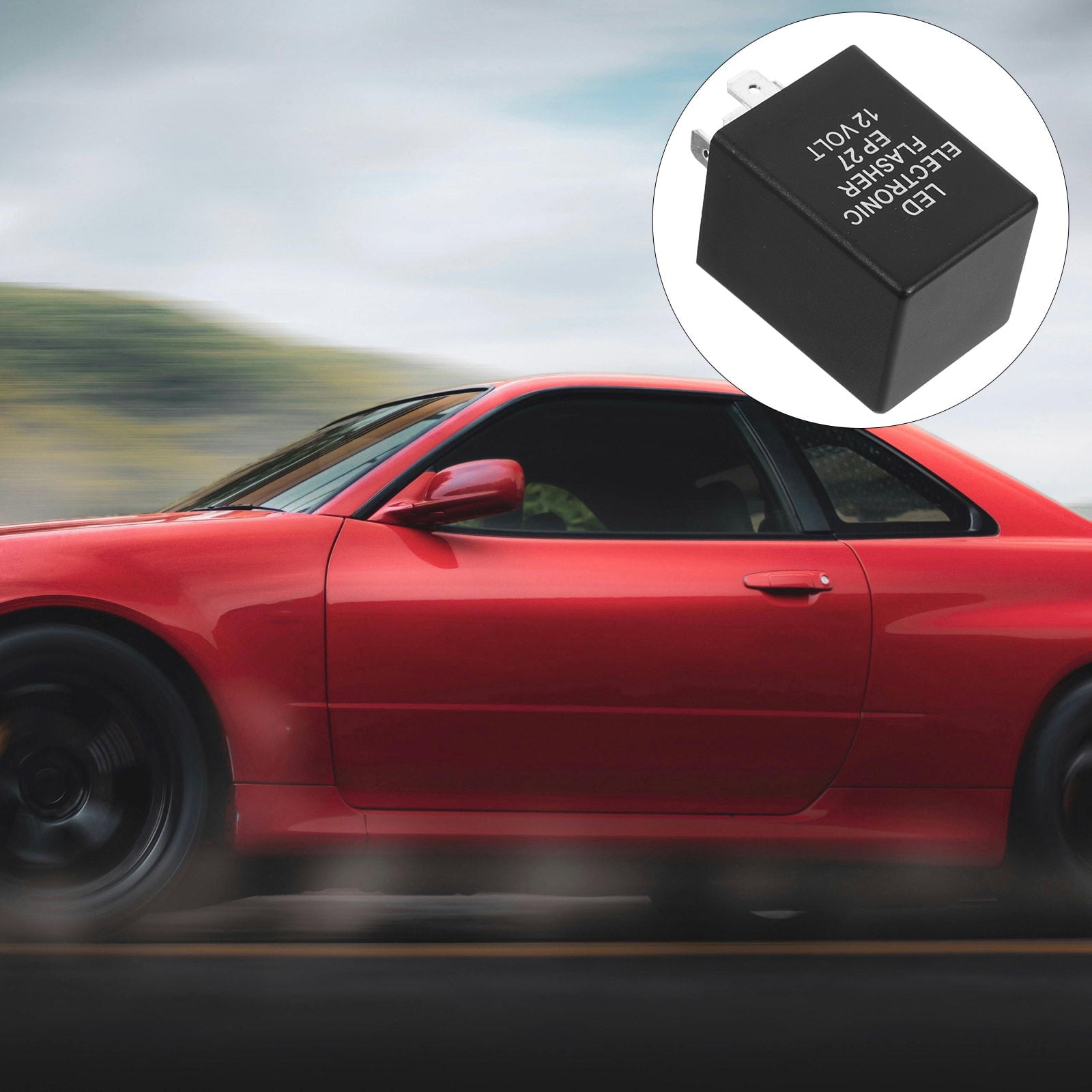 Phenofice 1Pack Car Relays 4.80X3.00X3.00CM Metal 12V Compatibility 5-Pin Configuration for ...