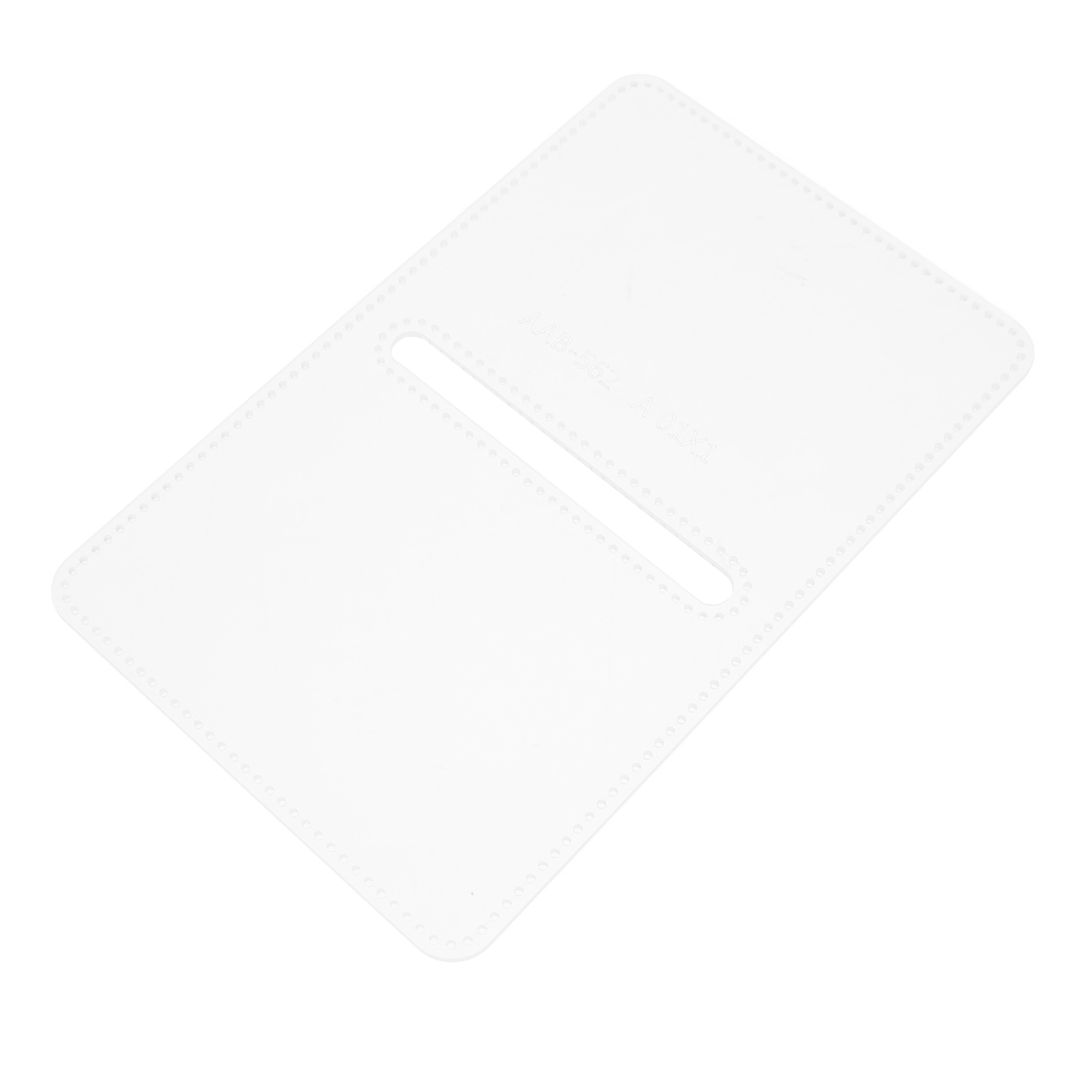 Phenofice 1Pack Card Holder Stencil Acrylic Transparent Rectangular Diy ...