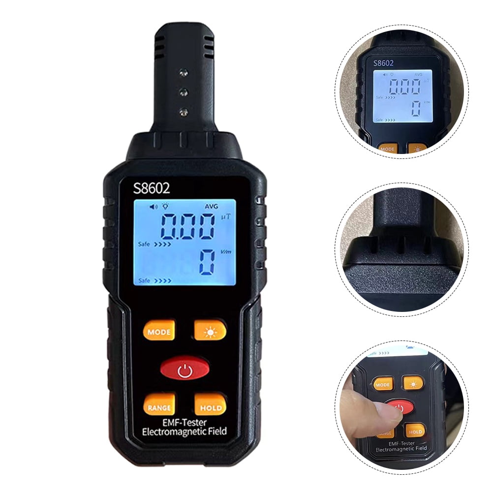 Phenofice 1Pack Lcd Digital Electromagnetic Meter Tester For Sound ...