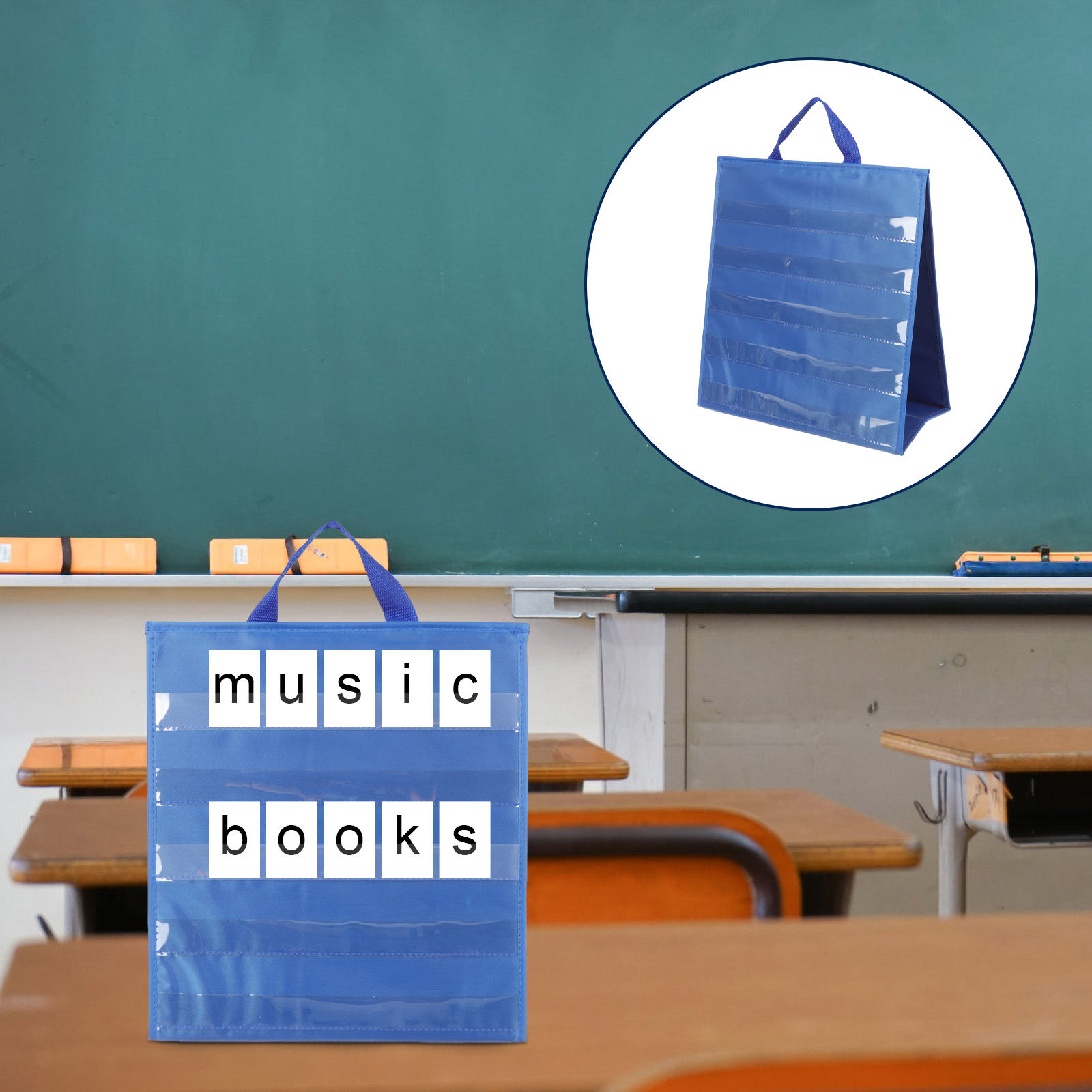 Phenofice 1Pack Oxford Material Alphabet Learning Pocket Chart for Kids ...