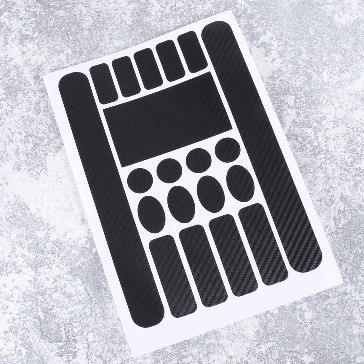 Phenofice 1Pcs Bike Frame Sticker in Black Carbon Fibre for and Riders ...