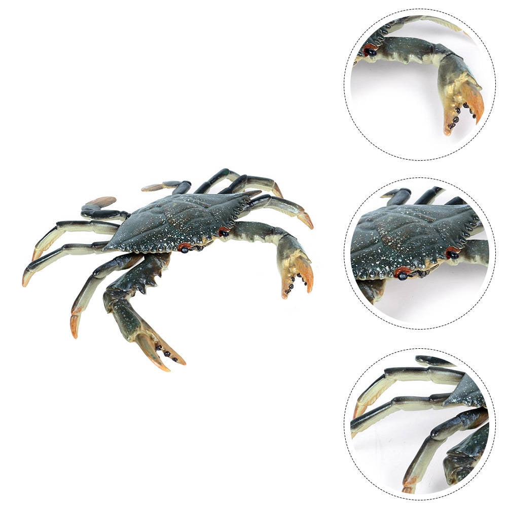 Phenofice 1Pcs Crab Figure Realistic Marine Animal Model for Aquarium ...