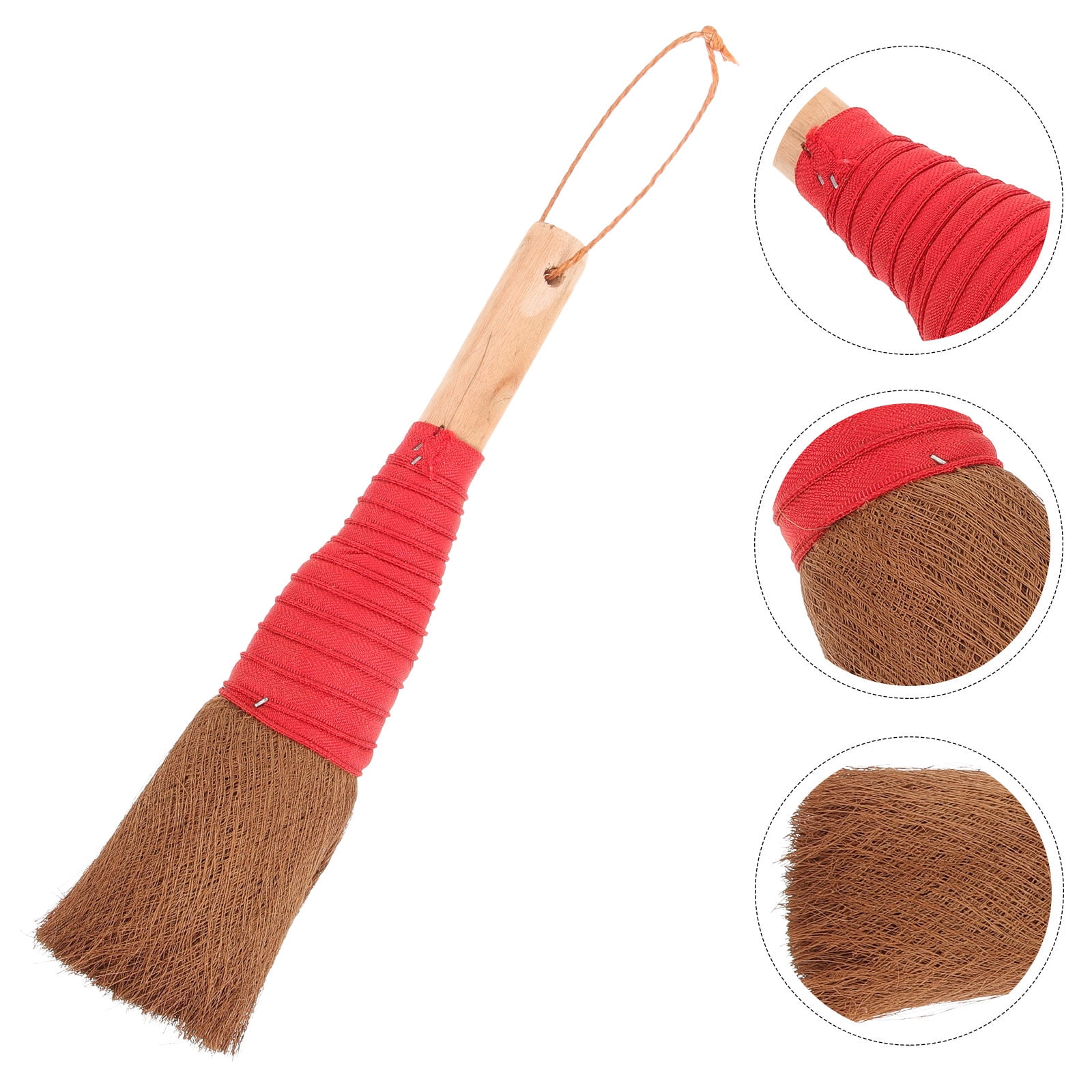Phenofice 1Pcs Pot Scrubber Multi Color Long Handle Coir Wood For ...