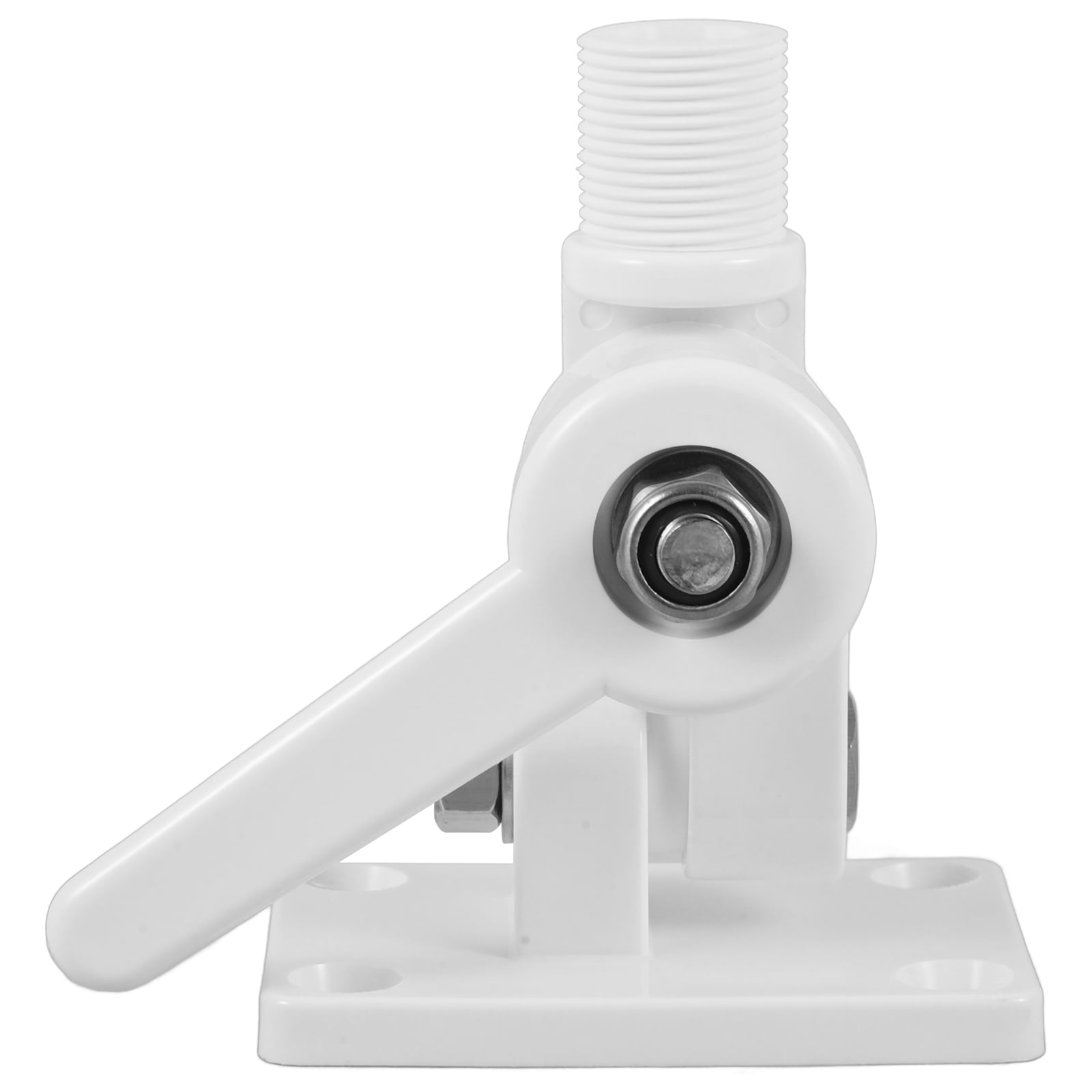 Phenofice 1Pcs White Plastic Steel Marine Antenna Mount Bracket for ...