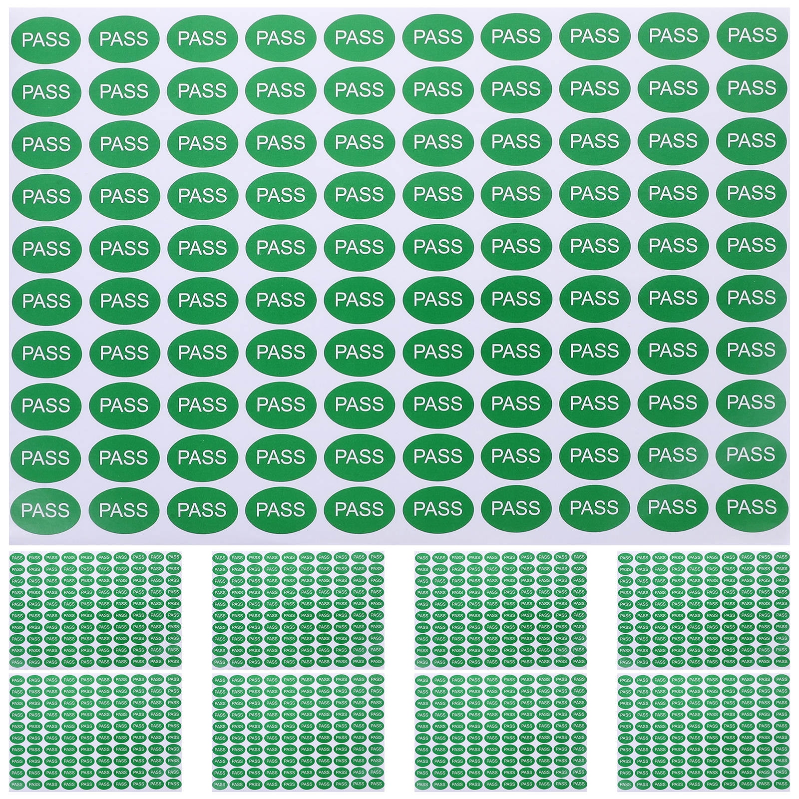 Phenofice 2000Pcs Passed Labels for Quality Checking Green Adhesive ...
