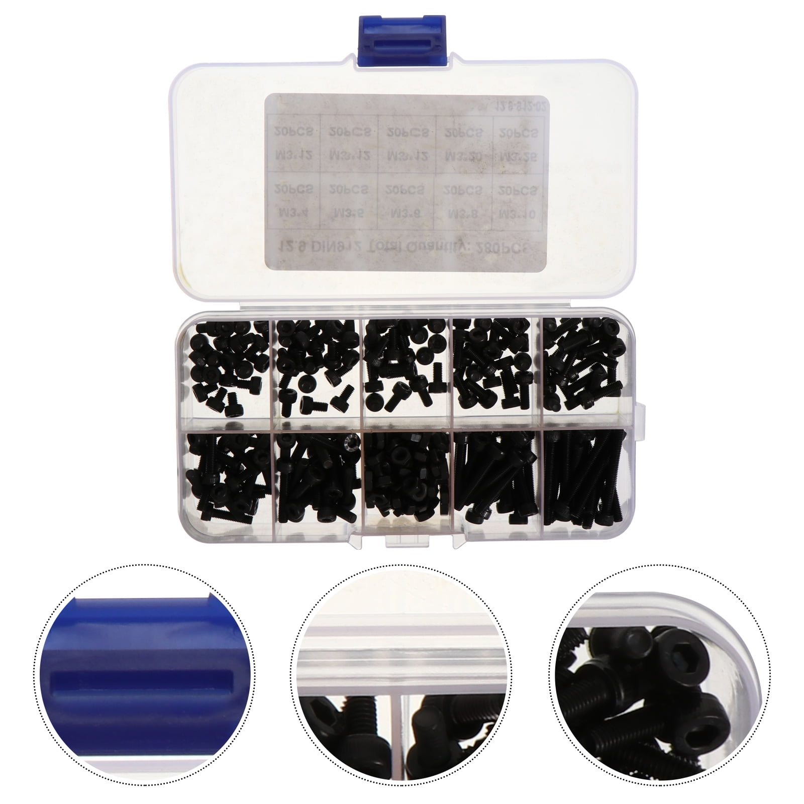Phenofice 280Pack Hexagon Screws And Nuts Small Screws And Nuts Simple ...
