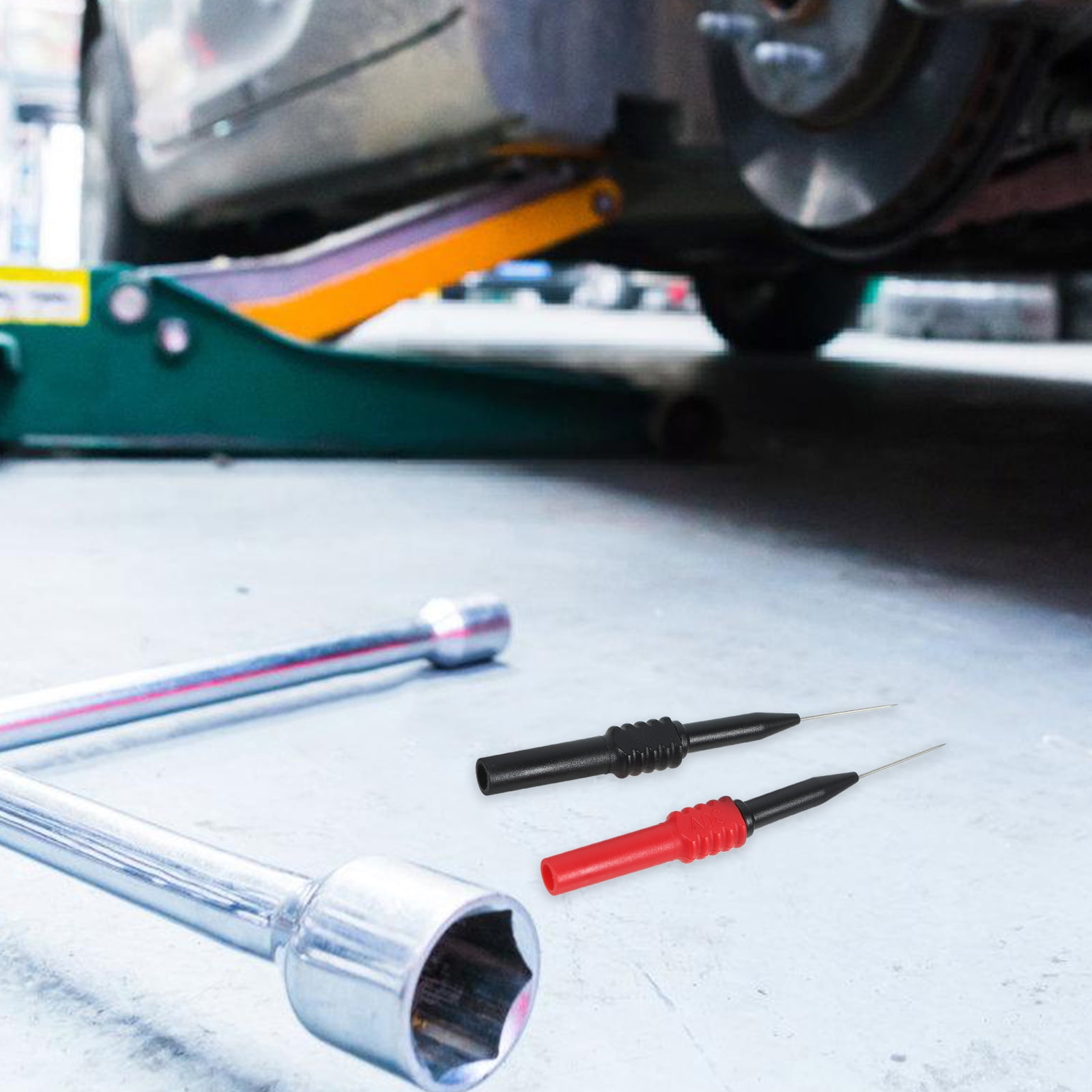 Phenofice 2pcs Automotive Repair Test Probes Copper Assorted Color For Electrical Fault