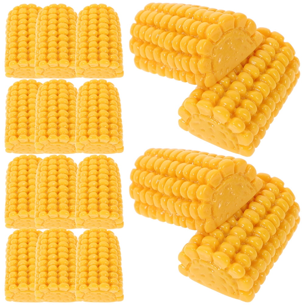 Phenofice 30Pcs Resin Artificial Corn Lifelike Corn for Children and ...