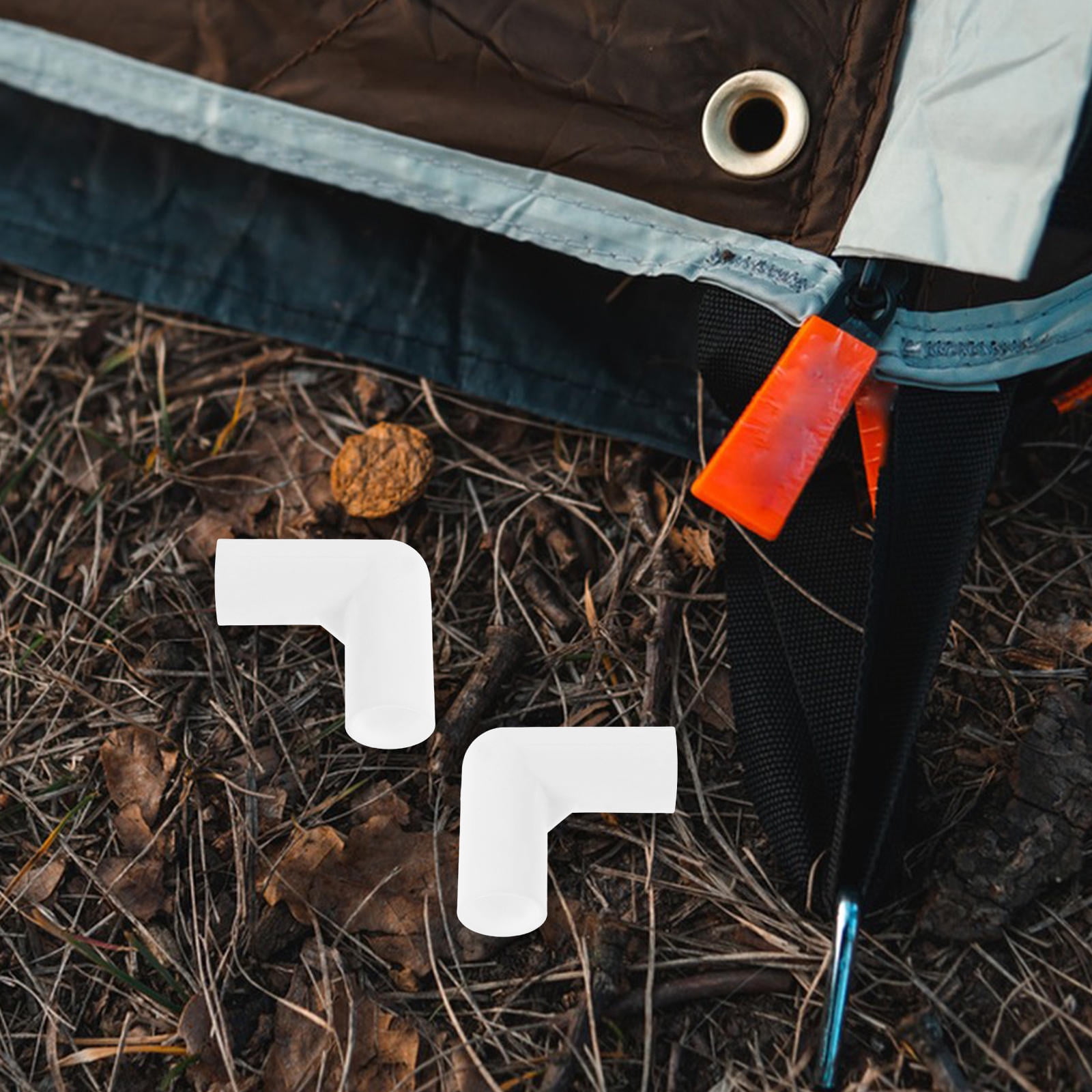 Phenofice 30Pcs White Plastic Right Angle Elbow Connectors for Canopy ...