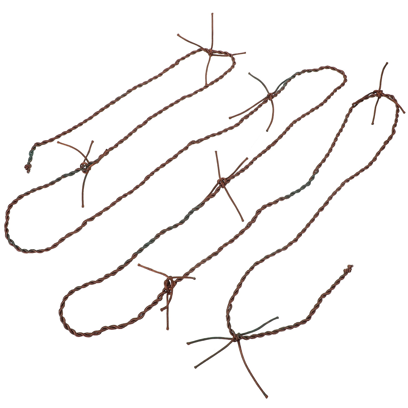 Phenofice 35Pcs Barbed Wires Ornament Dark Brown Rusted Style ...