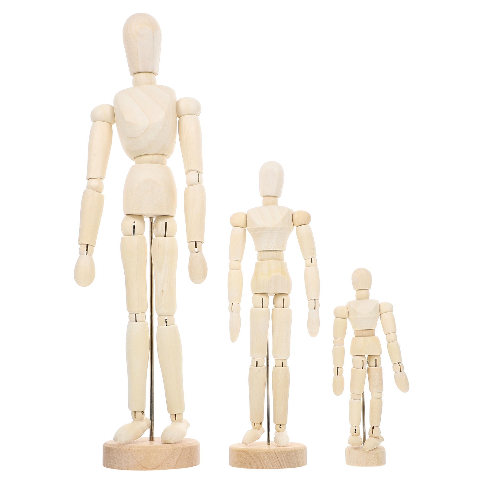 Phenofice 3Pcs Desktop Decoration Jointed Puppet For Diy Projects And ...