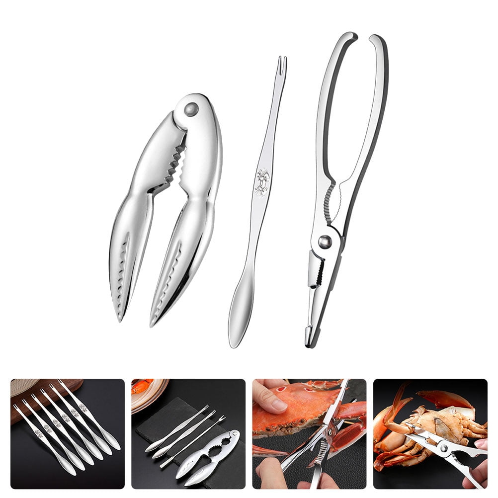 Phenofice 3Pcs High Hardness Stainless Steel Crab Forks Nut Cracking ...