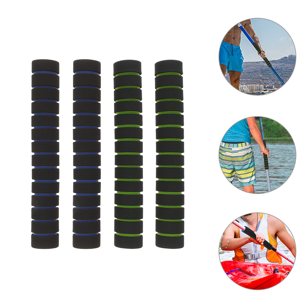 Phenofice 4Pcs Green Non Skid Kayak Paddle Grips Sweat Absorption for ...