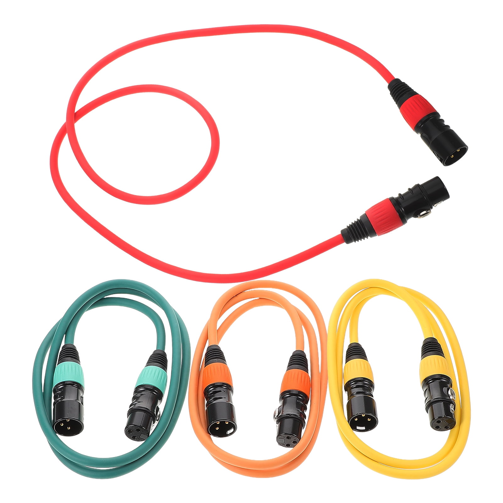Phenofice 4Pcs Mic Cables for Signal Protection in Recording Studio speaker cable - Walmart.com
