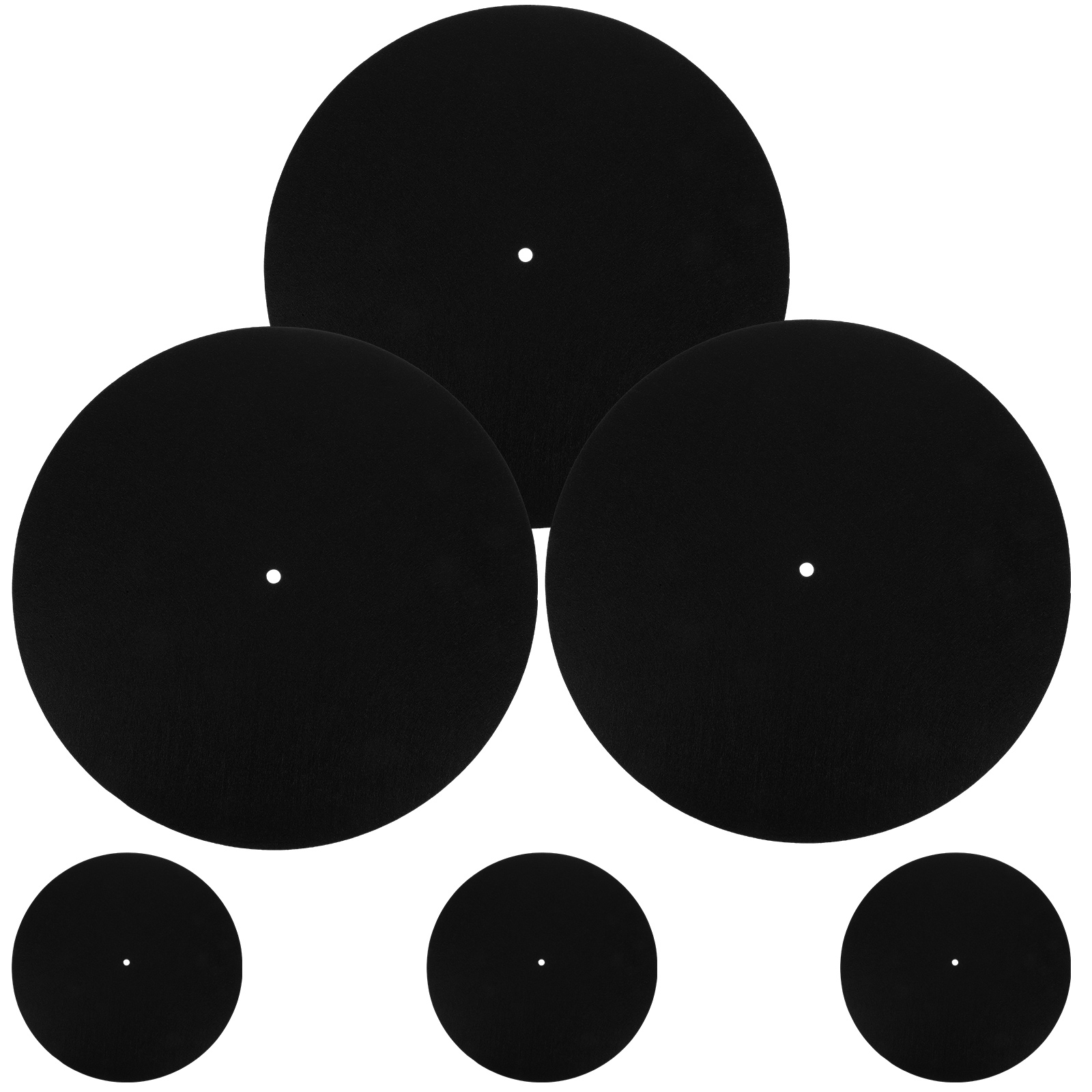 Phenofice 6Pack Classic Turntable Pad for Vinyl Records Protective Use ...