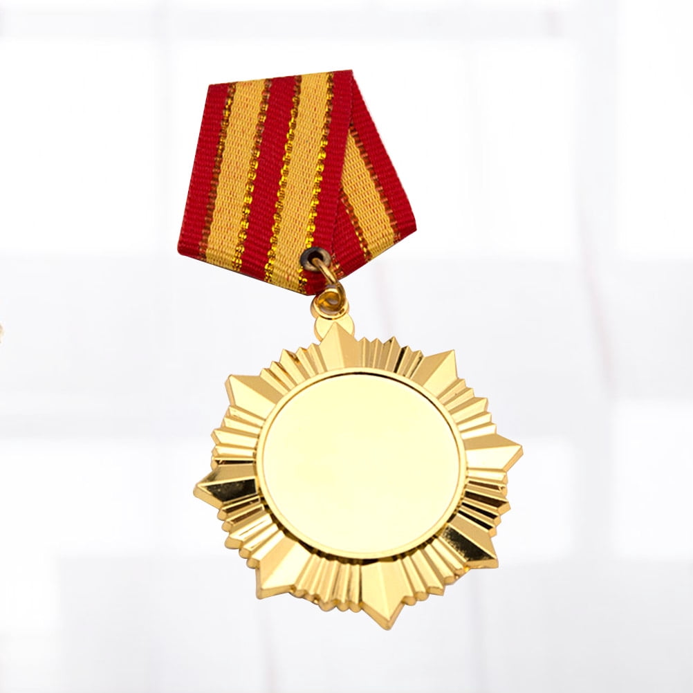 Phenofice 6Set Golden Metal Round Medals for Sports Competition ...
