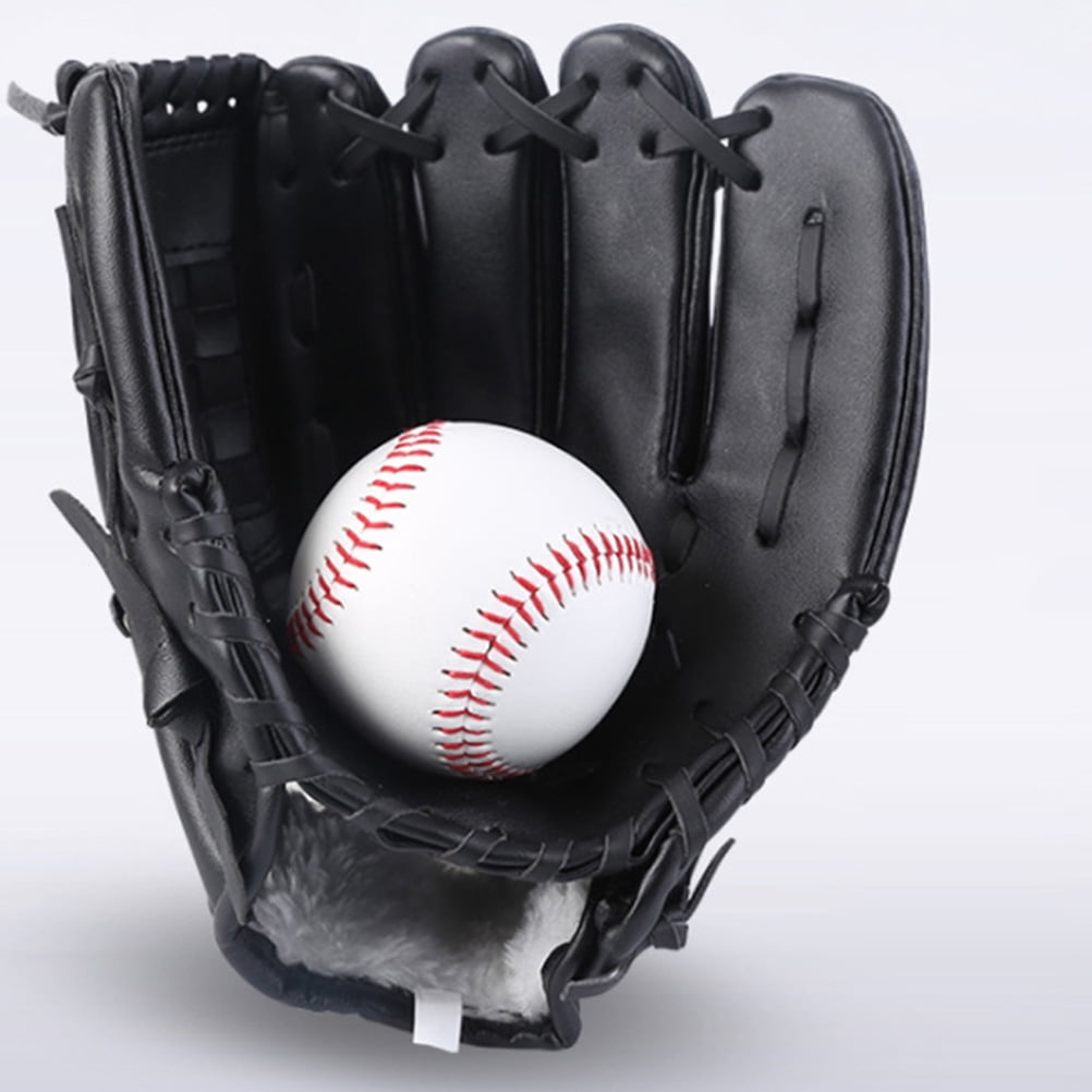 Phenofice 8Pcs Black Baseball Glove with Catching and Scooping Ball ...