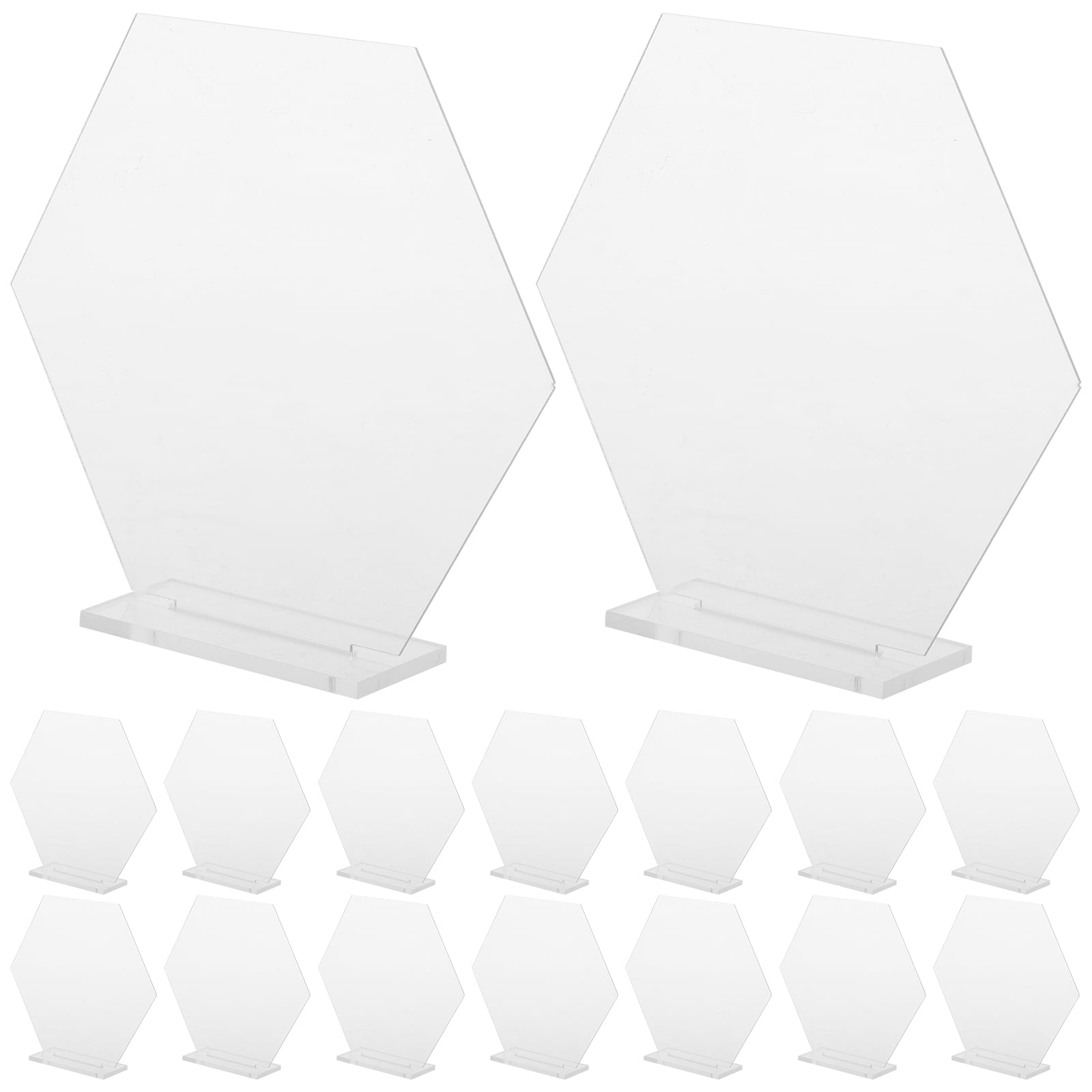 Phenofice Acrylic Table Number Stands 18 Set for DIY Events - Walmart.com