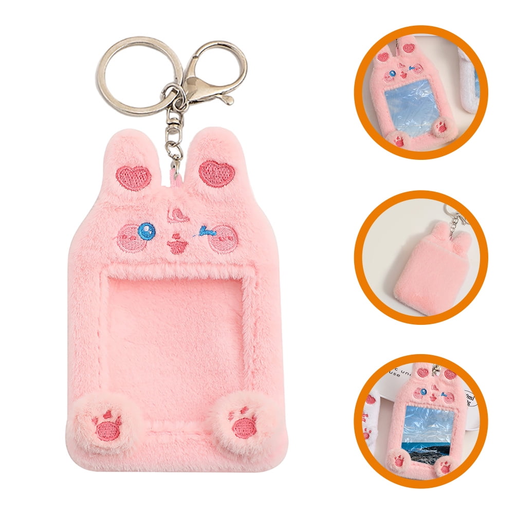 Phenofice Animal Card Holder Cloth Pink 1Set for Protecting Cards ...
